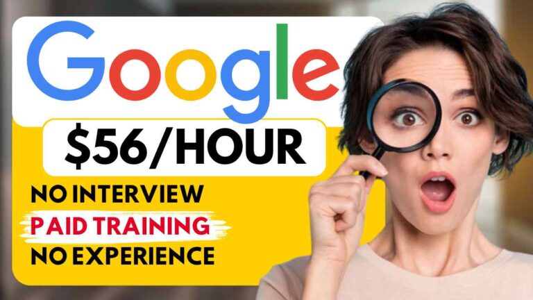 Remote Work From Home Jobs 2025 with No Experience | Google Hiring!
